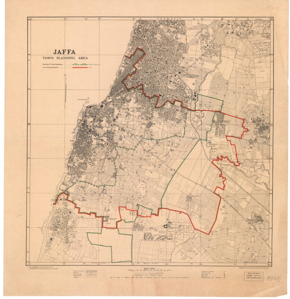 מפות היסטוריות של יפו - מארב
